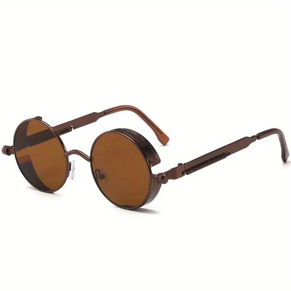 LT Studio Eyewear | Accessories | Steampunk Brown Retro Spring Loaded ...